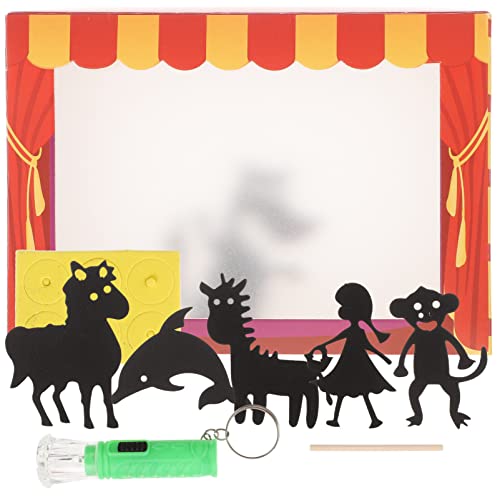 ibasenice Chinese Shadow Puppet Theater Toy Set Animal Shadow Puppet ...