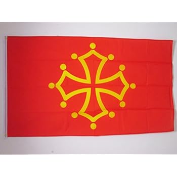 Amazon.com : AZ FLAG Midi-Pyrénées - Occitania Flag 3' x 5' - French ...