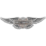 Amazon.com: Harley-Davidson 1.5 in. Bar & Shield Winged Motor Pin ...