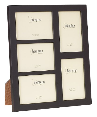 Hampton Frames Gallery 5 Aperture Black Photo Frame: Amazon.co.uk ...