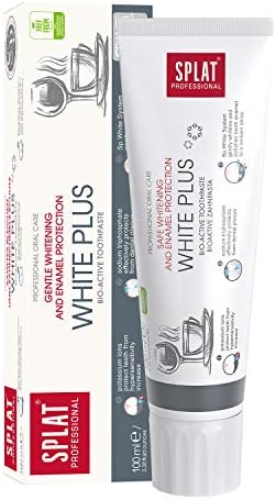 SPLAT Professional White Plus Whitening Natural toothpaste with Enamel ...