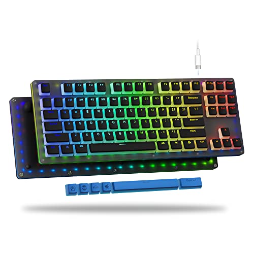 XVX Womier 75% Keyboard, TKL Mechanical Gaming Keyboard, Hot Swappable ...