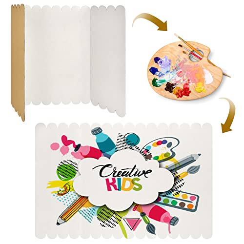 3 Pieces Tri Fold Poster Board Corrugated White Fold Presentation Board ...