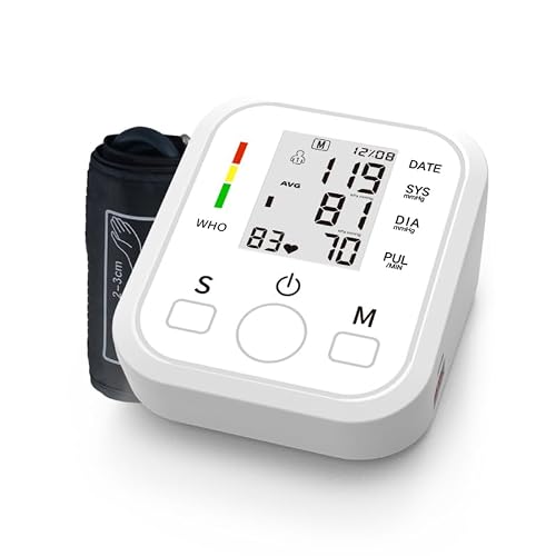 Upper Arm Electronic Blood Pressure Machine Monitor, Cuff with 22-52CM ...
