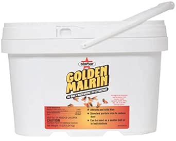 Amazon.com : Starbar Golden Malrin Fly Bait Muscamone 10 Lb (4.54Kg ...