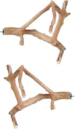سعر A&E Cage Company 2 Pack of Java Wood Multi Branch Bird Perches, Small فى السعودية | بواسطة ...
