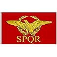 Amazon.com : Roman Empire Senate and People of Rome Flag Size 3x5 Feet ...