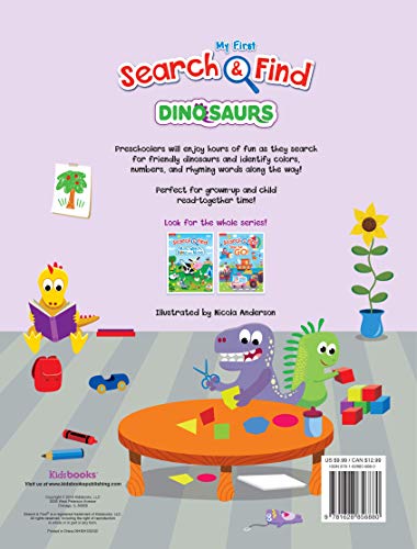 My First Search & Find: Dinosaurs-Search for Dinosaurs and Identify ...