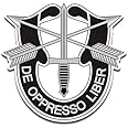 Amazon.com - Special Forces USASOC Crest De Oppresso Liber Sticker ...