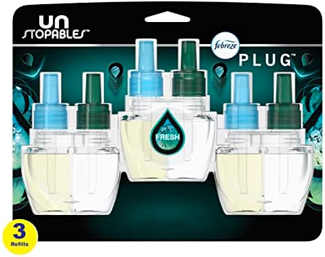 Febreze Wall Plug in Air Fresheners, Unstopables Fresh, Odor Fighter ...