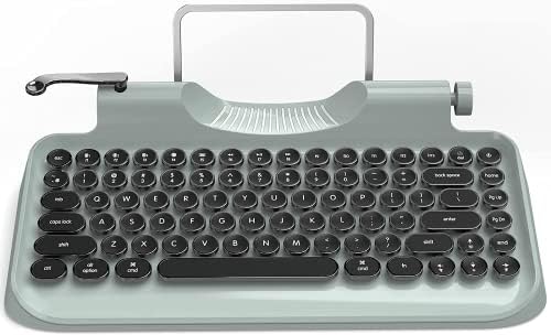 Knewkey Rymek Typewriter Mechanical Wireless Keyboard with Tablet Stand ...