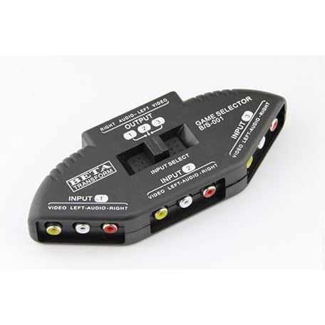 Mua AV SWITCHER AV Switch 3 Way Outlets Converter Port Splitter RCA ...