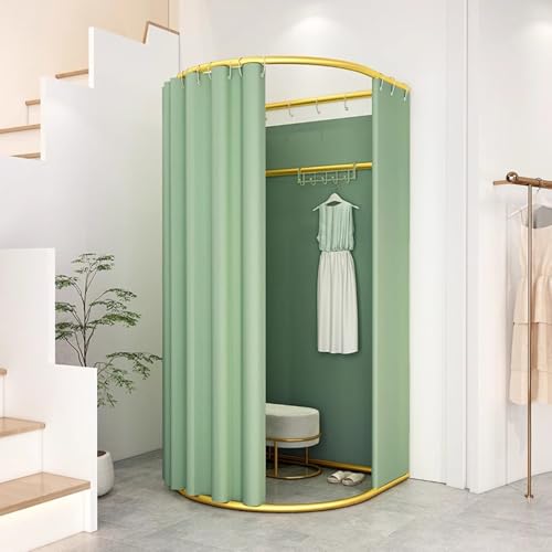Clothing Store Fitting Room with Shading Curtain, Portable Temporary ...