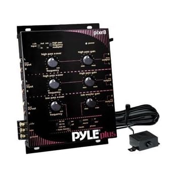 Amazon.com: Pyle PLXR8 3 Way Electronic Crossover with Remote Subwoofer ...