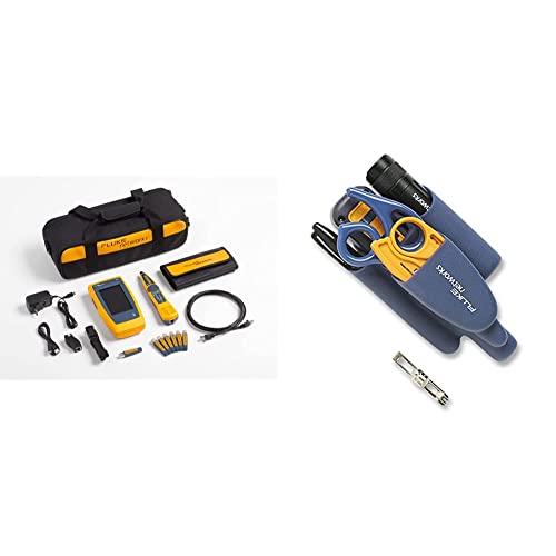 Fluke Networks LIQ-KIT LinkIQ Cable + Network Tester Kit & 11293000 Pro ...