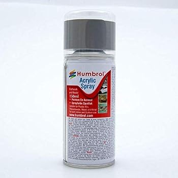 Amazon.com: Humbrol Acrylic Spray Matt Shade 001 Primer Paint Model Kit ...