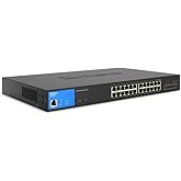 Amazon.com: Linksys LGS328MPC 24 Port Gigabit Network PoE+ Switch ...