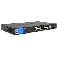 Amazon.com: Linksys LGS328C 24 Port Gigabit Managed Network Switch with ...