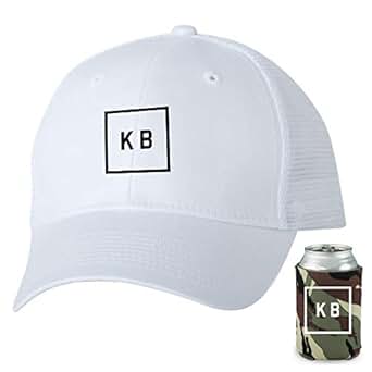 Amazon.com: KB Kane Brown White Trucker Hat Plus Camo Koozie: Clothing