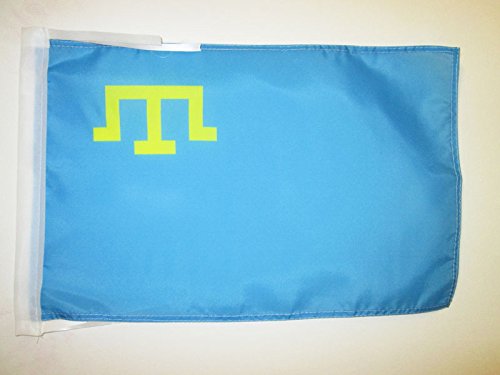 Amazon.com : AZ FLAG Crimean Tatars Flag 18'' x 12'' Cords - Tatar ...