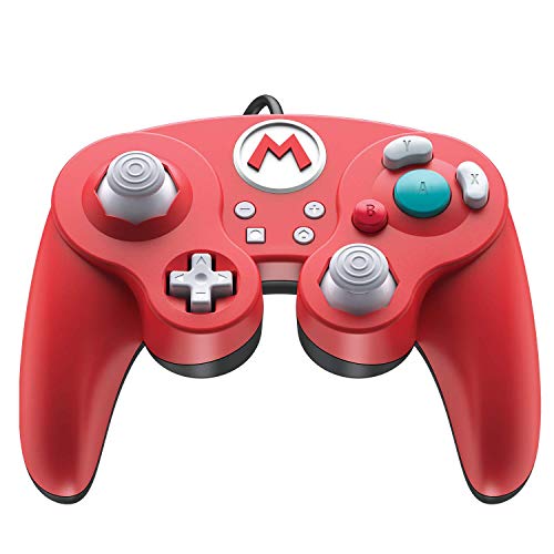 Nintendo Switch Super Mario Bros Mario Gamecube Style Wired Fight Pad ...