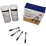 Amazon.com: Bioaid Hemoglobin Strips 50 pcs with Capillary Tubes 50pcs ...
