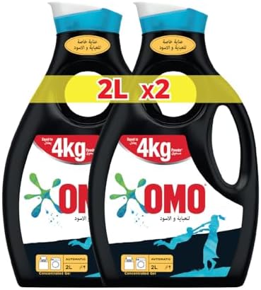 OMO Liquid Laundry Detergent Perfect Black, 2L (Pack of 2) price in ...