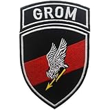 Amazon.com: Polish Special Forces GROM Patch TF-49 Shield + GROM Tab ...