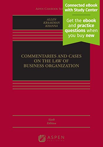Amazon.com: Commentaries and Cases on the Law of Business Organization ...