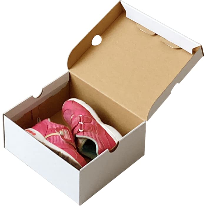 Mua Earth Cardboard Shoe Box for Kids Shoes, Set of 10, White ...