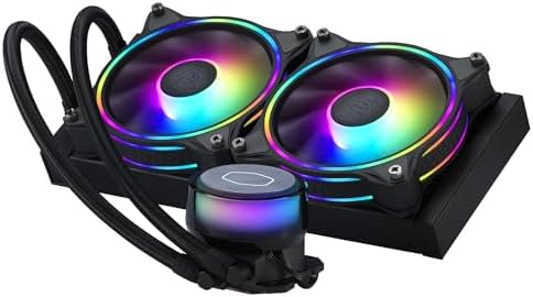 Cooler Master MasterLiquid ML240 Illusion CPU Liquid Cooler - AIO Water ...