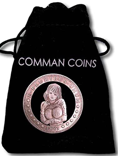 Amazon.com: Hand Cut Hobo Coin Dollar Anime Girl in Bikini Manga ...