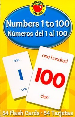 Buy Numbers 1 To 100/Numeros Del 1 Al 100 (Spanish) Flash Cards ...