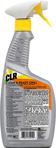 CLR Grill Cleaner and Degreaser Spray, BBQ Cleaner Removes Burnt Food ...