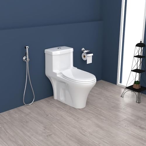Saudi Ceramics Paris Toilet Seat with Flushing Mechanism and Toilet ...