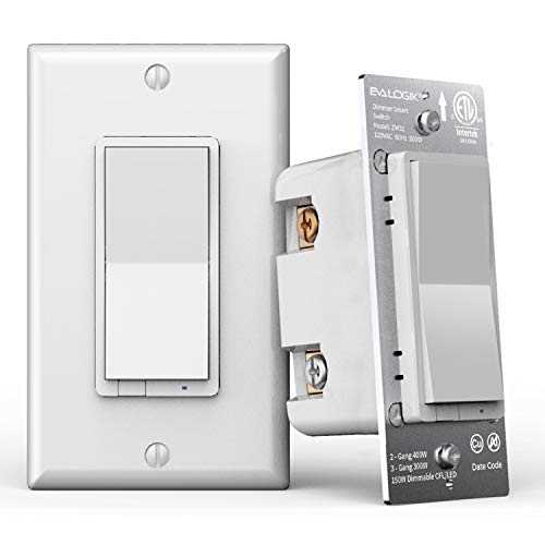Z-Wave Plus Smart Dimmer Light Switch 3 Way | Built-in Z-Wave Repeater ...