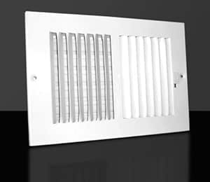 14 X 6 2 Way Ceiling Sidewall Register Vent Cover - Heating Vents ...