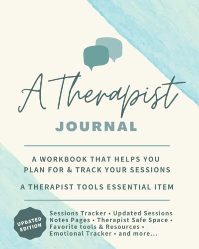 Amazon.com: A Therapist Journal: A Workbook that helps you plan for ...