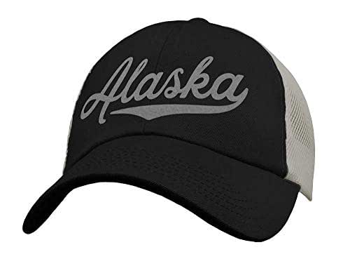 Amazon.com: State of Alaska Trucker Hat Baseball Cap - Sports Snapback ...