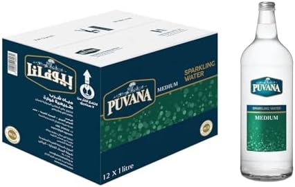 سعر Puvana Sparkling Water Medium 1L X 12 فى السعودية | بواسطة امازون ...