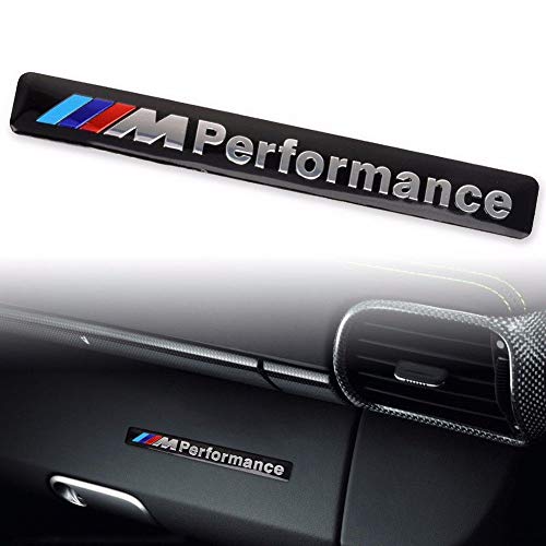 Buy Careflection BMW M Performance (Black) Badges Emblem Sticker ...