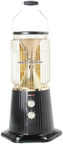 Koolen Heater Round Tube 1800 W Black & Gold with fan price in Saudi ...