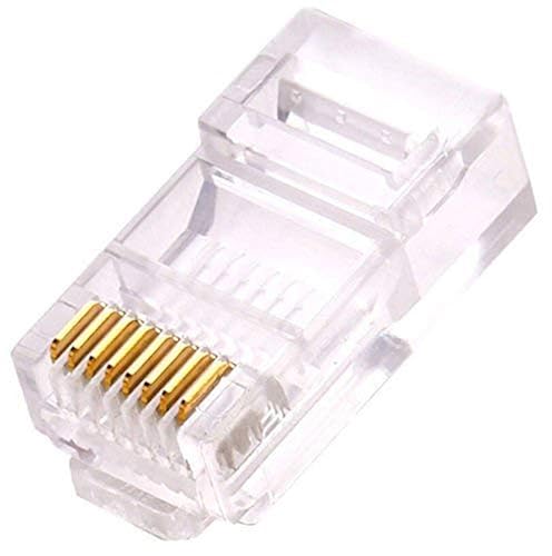Jadaol Ethernet RJ45 Connector - Ethernet Modular Crimp Connectors ...