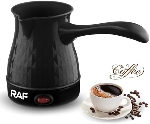 Electric Turkish Coffee Maker, 600ml Portable Electric Turkey Coffee ...