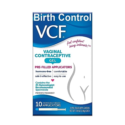 VCF Vaginal Contraceptive Gel Prefilled Applicators with Spermicide, 1 ...