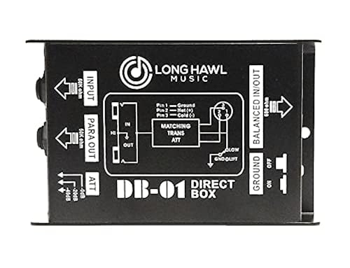 Passive Mono DI Direct Injection Box 1/4 Inch Impedance Transformer to ...