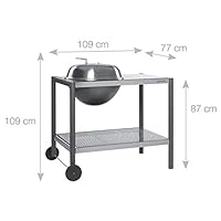 Dancook 1501 - Großer Kugelgrill und Küche mit 54cm Grillrost ...