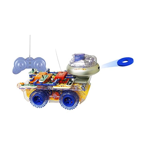 Snap Circuits Deluxe R/C Snap Rover Electronics Exploration Kit | 40 ...
