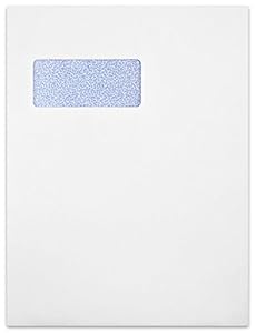 Amazon.com : 9 x 12 Window Envelopes with Tint and Self Seal (50pk ...