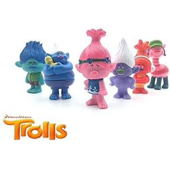 Amazon.com: Dreamworks Trolls Movie Collection Pack (8 Mini Trolls), 1. ...